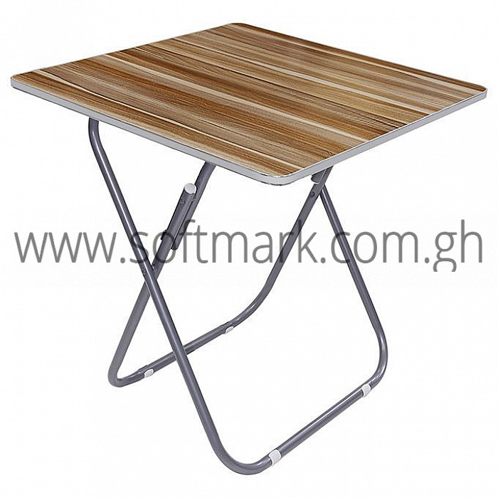 Softmark - Folding Table - Brown 60Cm X 60Cm